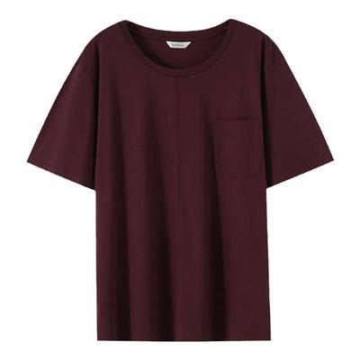 罗丝美春夏新款圆领套头单上衣