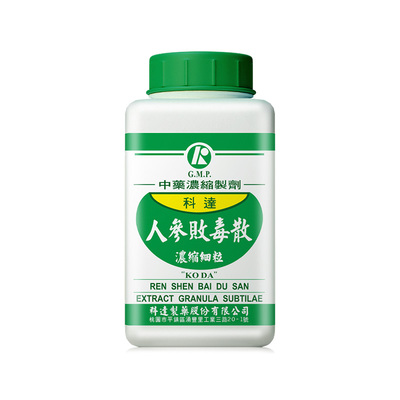 【自营】科达制药肢体烦疼咳嗽有痰人参败毒散颗粒非丸200g