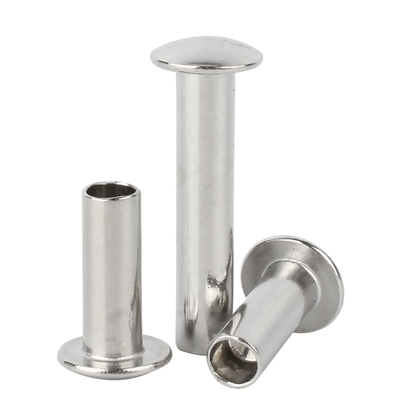 304不锈钢扁圆头半空芯铆钉