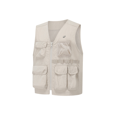 迪卡侬儿童马甲MH500春夏男童女童工装背心外穿户外登山徒步KIDC