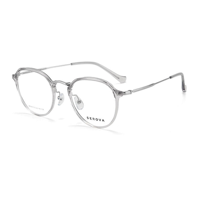 SEROVA显白冷茶色全框奶茶眼镜