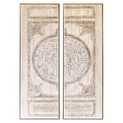 若奈摩洛哥复古浮雕画