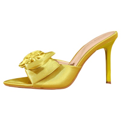 法式时尚高跟凉拖鞋仙女风