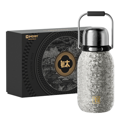 艾曼格纯钛保温杯带茶隔抗菌