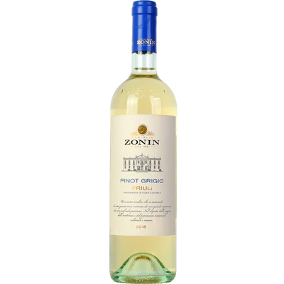 2024卓林灰皮诺干白葡萄酒 弗留利Zonin Pinot Grigio Friuli进口