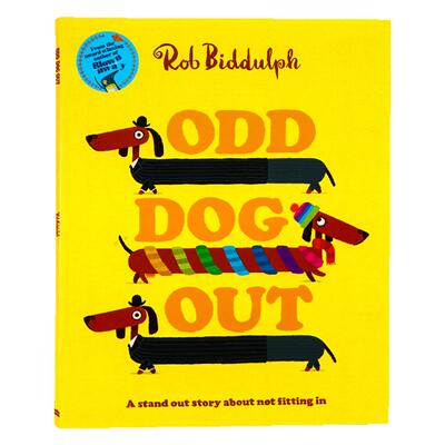 一只与众不同的狗 Odd Dog Out 英文原版绘本 儿童英语启蒙认知亲子共读图画故事书平装大开 Rob Biddulph 睡前故事读物