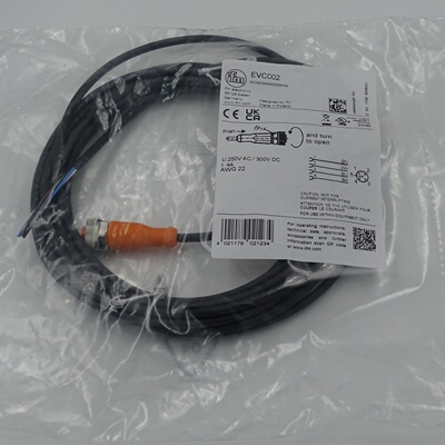 议价全新原装正品EVC002德国IFM易福门M12母头直插5M连接线EVC002