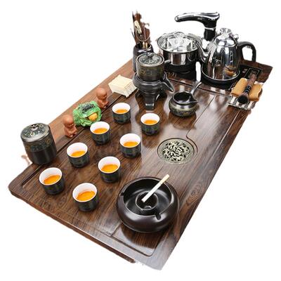 新款茶具套装家用全自动茶台烧水壶一体高档茶盘喝茶办公茶几泡茶