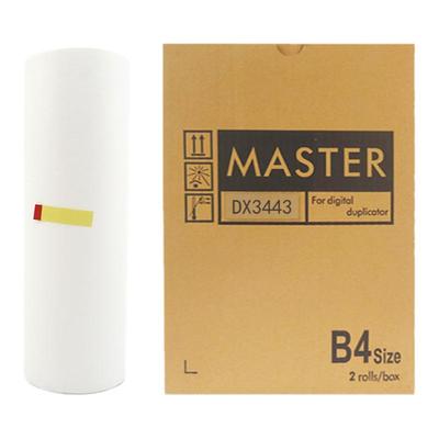 鑫天印适用理光priport DX3443 DD3344C速印机版纸3443mc一体机蜡纸基士得耶CP6202C数码印刷机版纸B4 MASTER