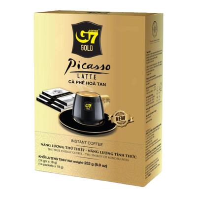 越南咖啡中原传奇G7金色Picsso LATTE毕加索拿铁咖啡正品原装代购