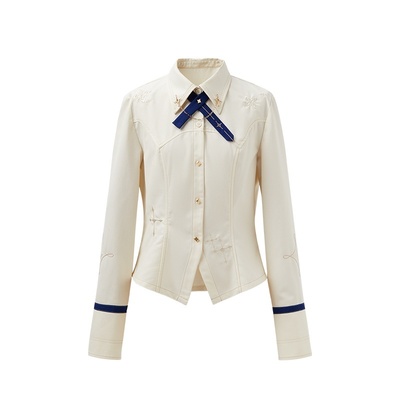 原神阿贝多主题印象系列收腰衬衫