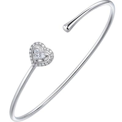 周生生白色黄金ladyheart