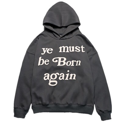 侃爷重生高街KANYE帽卫衣男女