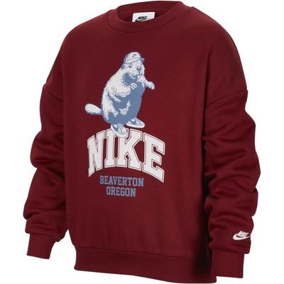 Nike耐克Icon加绒圆领大童运动衫