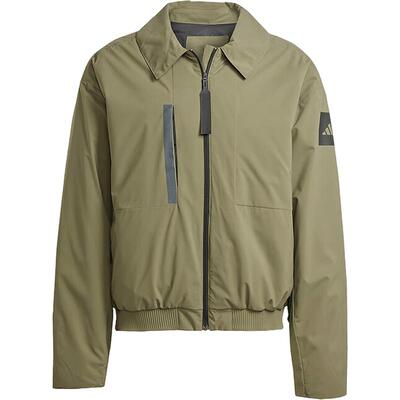 Adidas/阿迪达斯官方正品运动男士翻领休闲保暖复古棉服JD1123