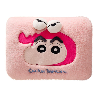 蜡笔小新热水袋女生热敷肚子神器