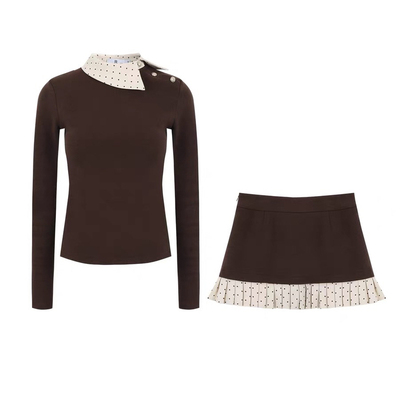 巨好看韩系两件套装裙