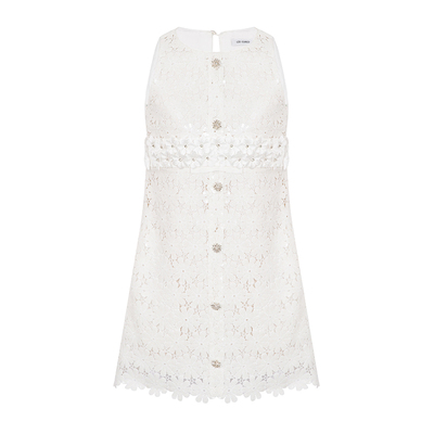 CEECUBED手缝花朵无袖连衣裙