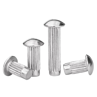 不锈钢滚花标牌铆钉铭牌实心铆钉