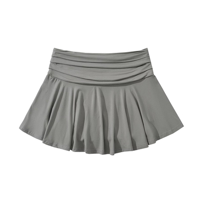 纯欲芭蕾风防走光百褶裙半身短裙