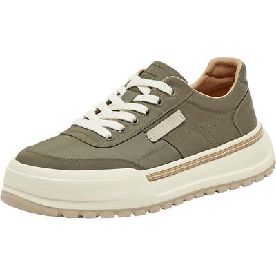 百思图厚底男休闲板鞋