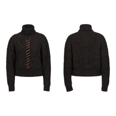 palavas佩斯利之梦高领针织毛衣