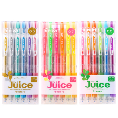 百乐Juice果汁笔套装学生手帐