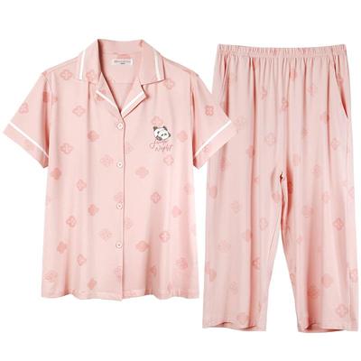 好波女天丝凉感家居服套装