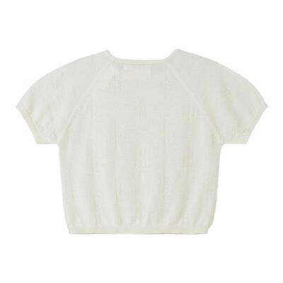 桑蚕丝羊绒宝宝短袖T恤吸湿排汗