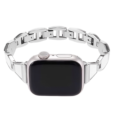 苹果iWatchS11菱形贝壳金属表带