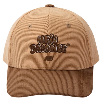 NewBalanceNB儿童25秋冬新品男女童撞色灯芯绒保暖棒球帽8QF4E013