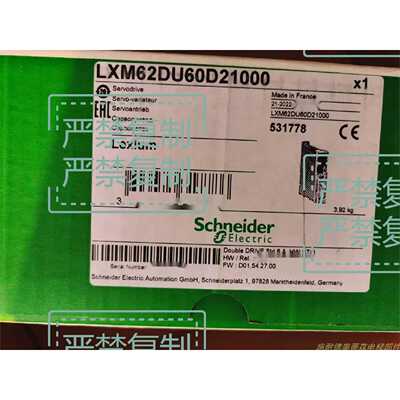 议价施耐德  LXM62DU60C21000 单轴驱动单元 伺服驱动器 原装进口