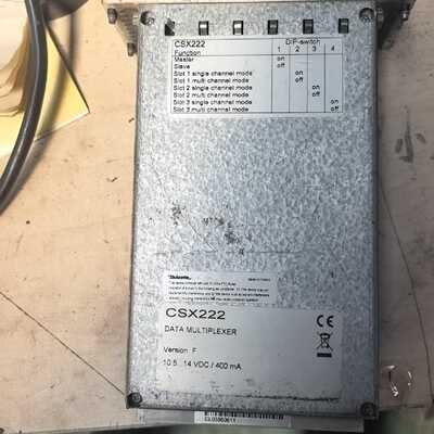 Teleste CSX222数据复用器，版本F，支持RS23