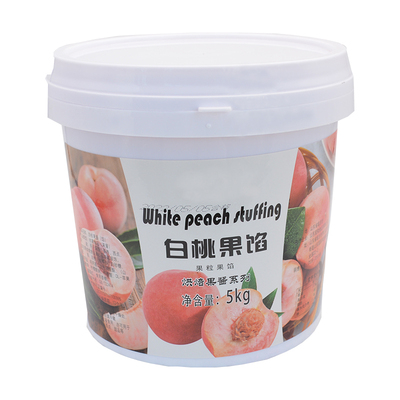 蛋糕面包夹心冰淇淋水蜜桃果粒酱