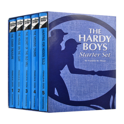 英文原版 The Hardy Boys Starter Set 哈迪男孩 1-5套装 英文版 进口英语原版书籍儿童外文书