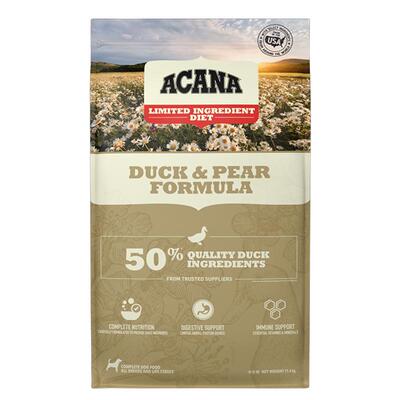 ACANA爱肯拿鸭肉梨低敏清火狗粮
