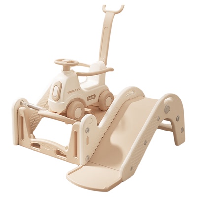 【2026新款】汽车摇马宝宝滑滑梯