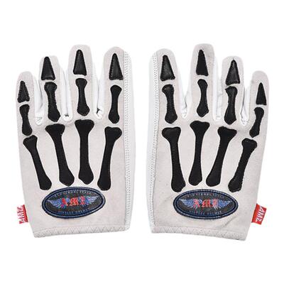 AMZ复古摩托车手套夏季男女通用