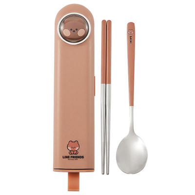 LINEFRIENDS便携餐具筷勺套装