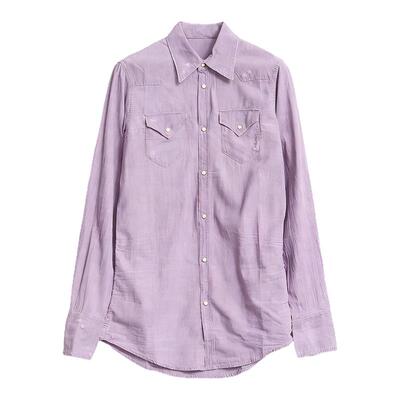 D Squared 男士纯色简约衬衫棉质商务休闲衬衣银泰百货 301596