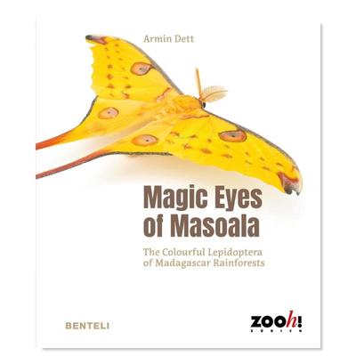 【预售】马苏阿拉的魔眼：马达加斯加色彩斑斓的鳞翅目昆虫英文摄影自然景观进口原版外版书14岁以上Magic Eyes of Masoala: The