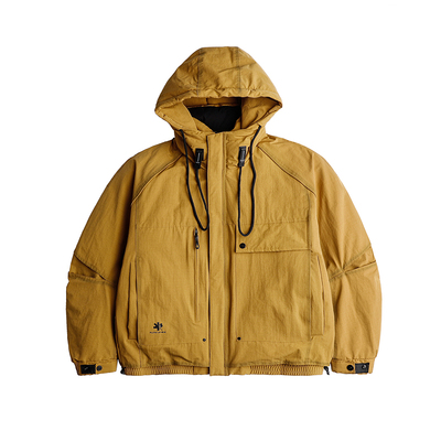 AOGZ白鸭绒机能工装连帽羽绒服