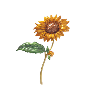 复古立体花向日葵胸针女太阳创意