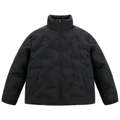 【压胶】太平鸟男装 立领羽绒服男2025年冬季新款短款保暖面包服