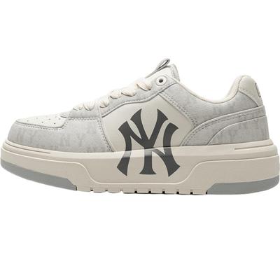 【自营】MLB板鞋男鞋女鞋新款灰色低帮运动鞋舒适透气轻便运动鞋