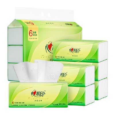 心相印丝柔抽纸湿水不易破