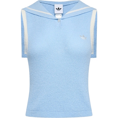 adidas阿迪达斯三叶草女子南法假日度假风运动无袖POLO衫KX0746