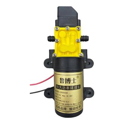 电动喷雾器高压泵12v电机马达配件大全通用打药机大功率双核水泵