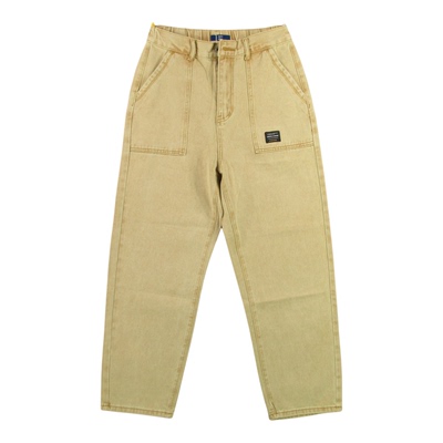 牛仔裤男韩版松紧腰复古宽松锥形老爹哈伦裤长裤R102/3883*05