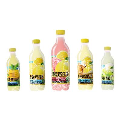 初饮柠檬芭乐490g汽水云雾柠檬口味生姜啤酒味道饮料整箱夏季饮品